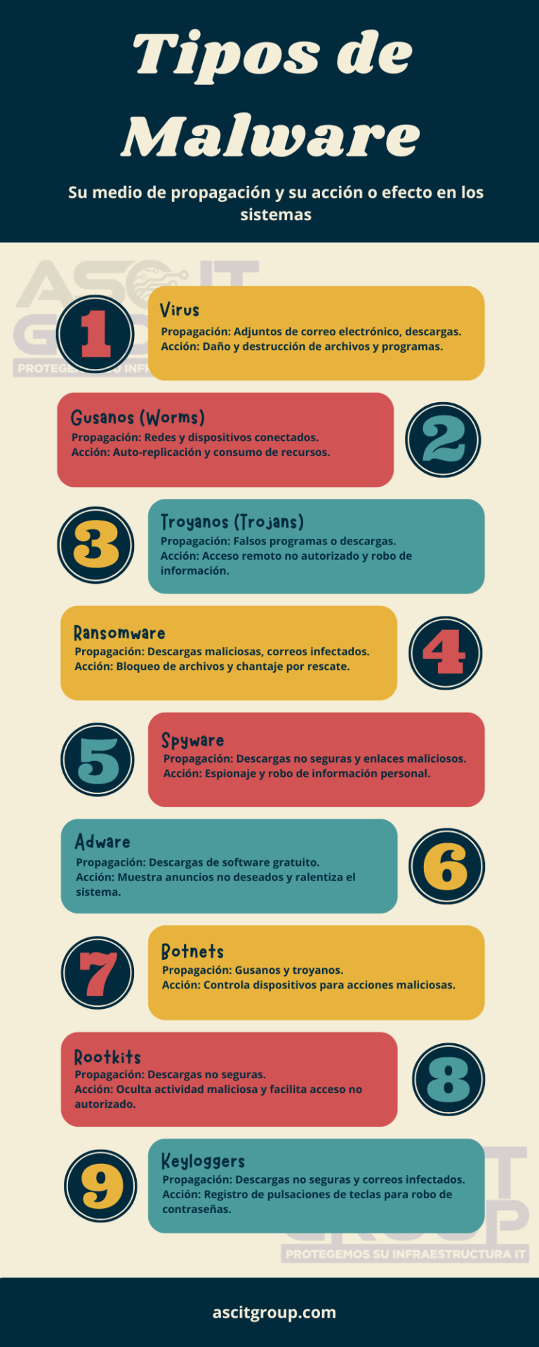 Descubre los Peligros del Malware: Tipos más Comunes – ASCIT GROUP